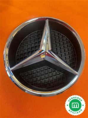 Milanuncios - Estrella mercedes plateada para parrilla