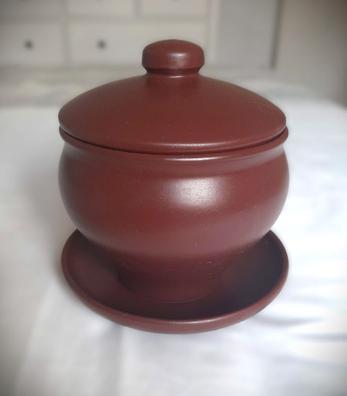 Milanuncios - Olla de barro para cocinar, 1 litro