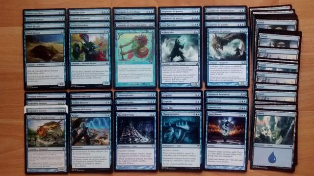 Milanuncios - MAZO AZUL CARTAS MAGIC LISTO PARA JUGAR