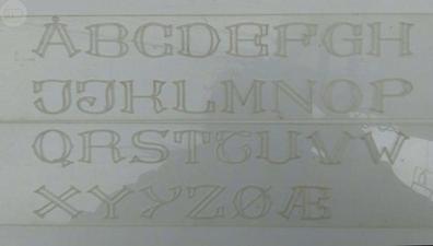 Milanuncios - Letras, abecedario, alfabeto, gravograph