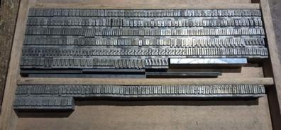 Milanuncios - Letras de imprenta tipografía minúsculas