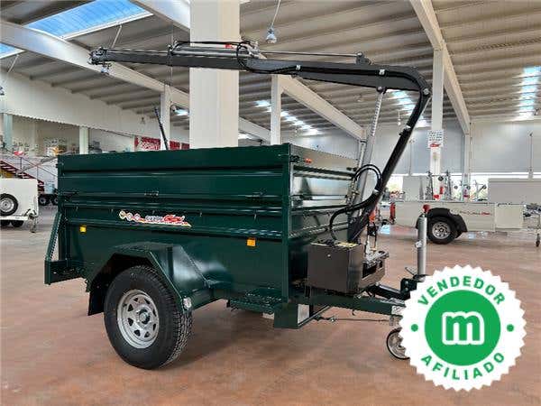 Milanuncios - Remolque Todo terreno Con Grúa C2200 1E