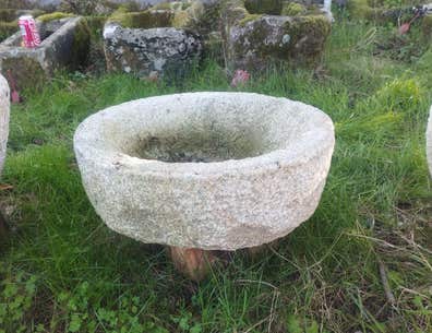 Milanuncios - Pila Circular de Granito 48cm