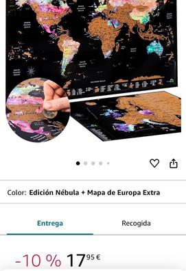 Milanuncios - Mapa mundo y Europa para rascar NUEVOS