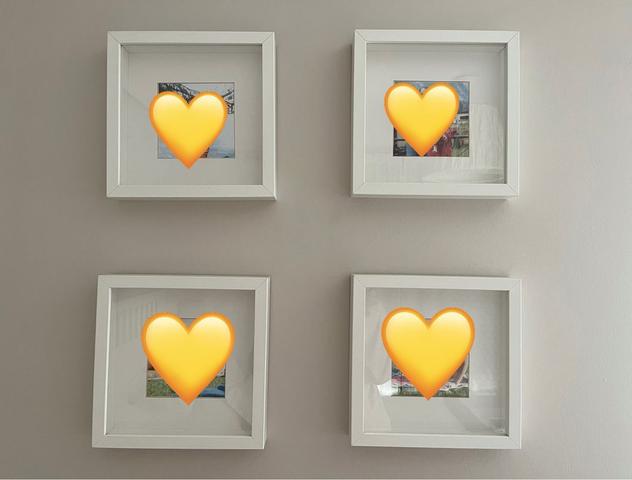 Milanuncios - lote 4 marcos blancos ikea sannahed