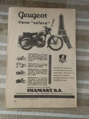 Milanuncios - CUARTILLA PUBLICIDAD MOTO PEUGEOT