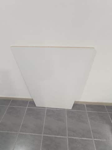 Milanuncios - 5 Tablas de aglomerado en PVC blanco