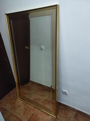 Milanuncios - ESPEJO RECTÁNGULAR MARCO DORADO 157X88