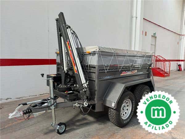 Milanuncios - Nuevo Remolque C2200 2E TT Con Grúa