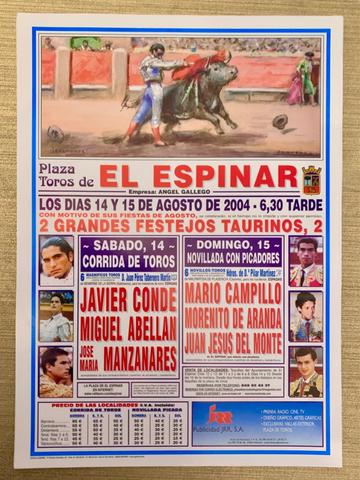 Milanuncios - CARTEL DE TOROS DE EL ESPINAR 2004