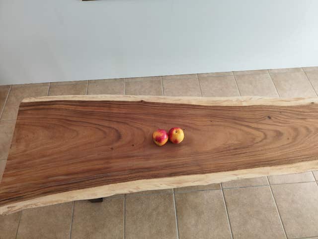 Milanuncios - mesa saman patas hierro de 200 cm