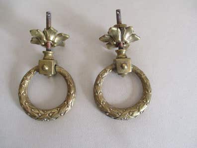 Milanuncios - 2 antiguas y originales asas de bronce.