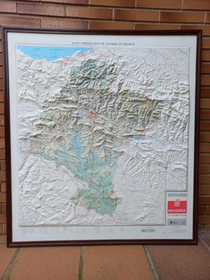 Mapa enmarcado | Milanuncios