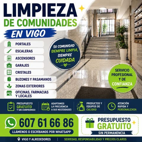 Milanuncios - Limpieza de Portales y Comunidades Vigo