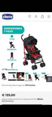 Milanuncios - carro bebe paseo marca Chicco 48€