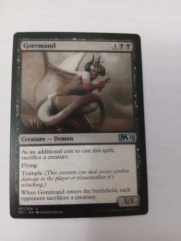 Milanuncios - Carta de Magic The Gathering, Goremand.