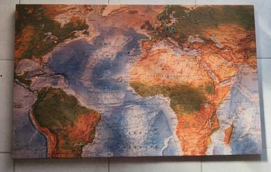 Milanuncios - cuadro de mapa del mundo