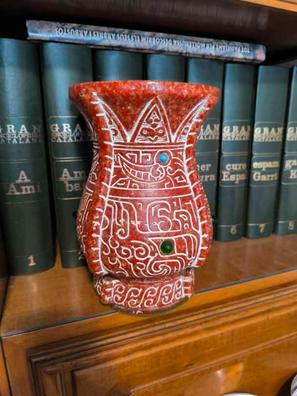 Milanuncios - Jarron azteca de terracota vintage