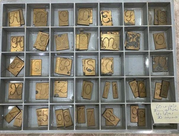 Milanuncios - ALFABETO GRAVOGRAPH, LETRA JOYERÍA