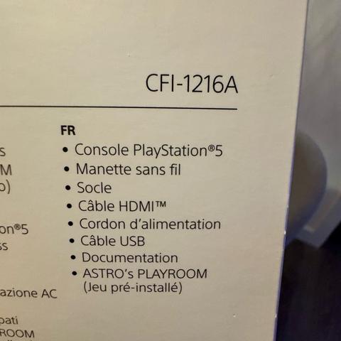 Milanuncios - PlayStation 5. (CFI-1216A) 3ªgeneración