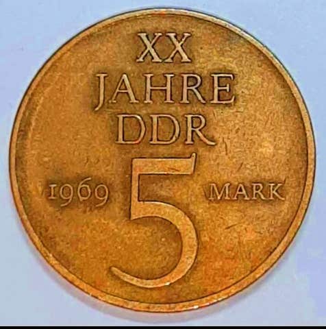 Milanuncios - Moneda de 5 Marcos (DDR)
