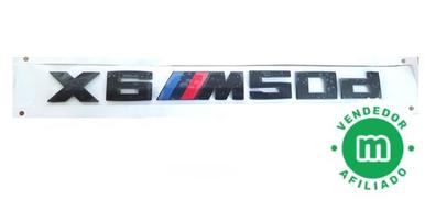 Milanuncios - Emblema letras bmw x6 m50d negras