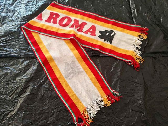 Milanuncios - Bufanda fútbol serigrafiada Roma años 80