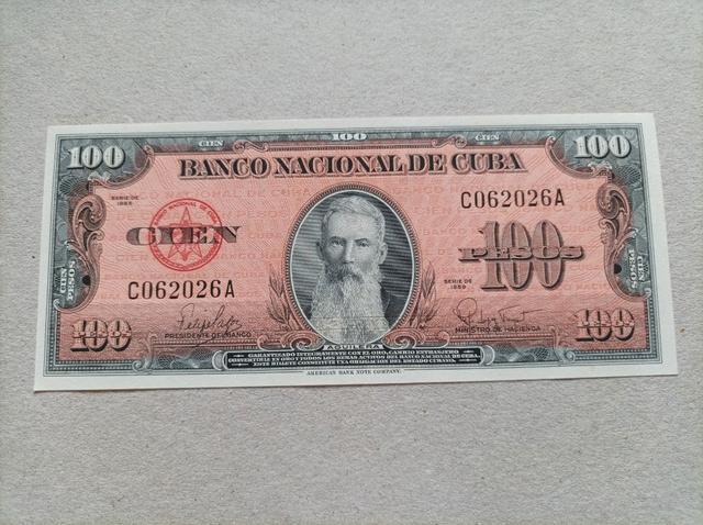 Milanuncios - Billete de Cuba 100 pesos, año 1956, sc