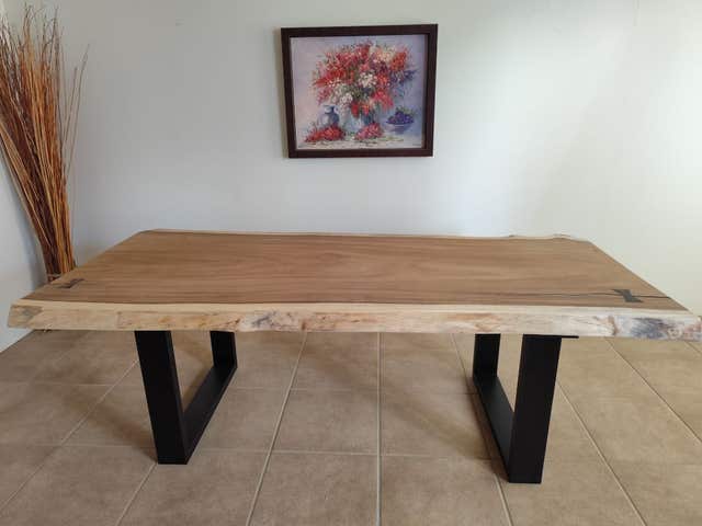 Milanuncios - mesa saman e hierro 230 *100 cm