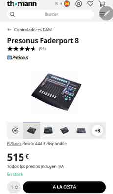 Milanuncios - PRESONUS FADERPORT 8 IMPOLUTO