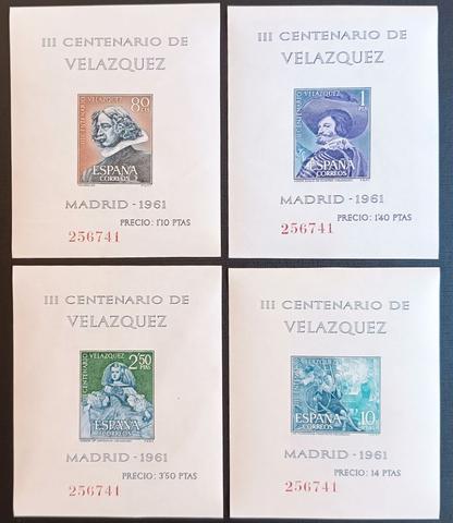 Milanuncios - HB VELÁZQUEZ, 1961 | Edifil 1344-47