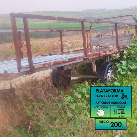 Milanuncios - Plataforma para tractor