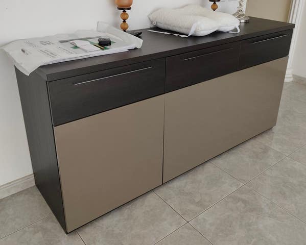 Milanuncios - MUEBLE APARADOR COLOR WENGUE-MARRÓN GRIS