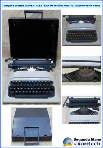 Milanuncios - Máquina Escribir OLIVETTI LETTERA 10