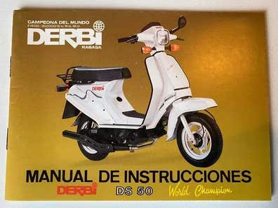 Manual instrucciones derbi | Milanuncios