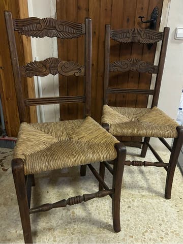 Milanuncios - Sillas rústicas artesanales