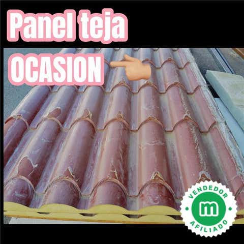 Milanuncios - PANEL IMITACION TEJA DE SEGUNDA ROJO/BCO