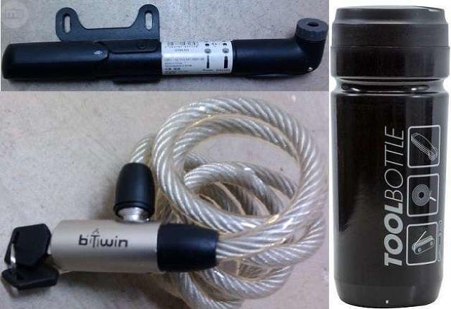 Milanuncios - BTWIN inflador candado bidon