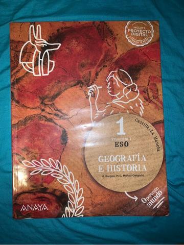 Milanuncios - Libro geografía e historia 1º ESO Anaya