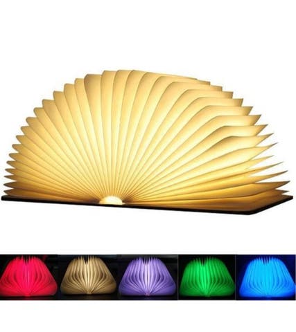 Milanuncios - libro lámpara led rgb 360 grados nueva