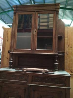 Vitrina antigua para restaurar de segunda mano | Milanuncios