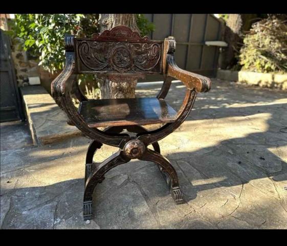 Milanuncios - silla Jamuga Renacimiento nogal