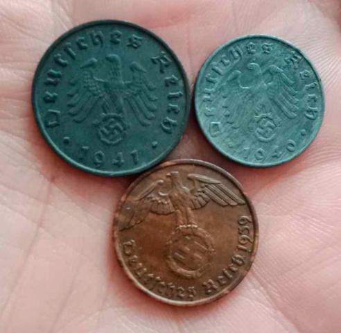 Milanuncios - Lote de 3 monedas nazis