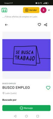 Milanuncios - Busco trabajo, disponibilidad inmediata