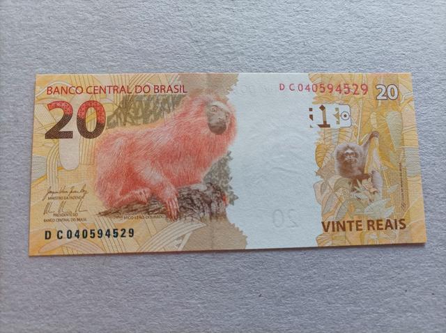Milanuncios - Billete de Brasil 20 reales, año 2010,sc