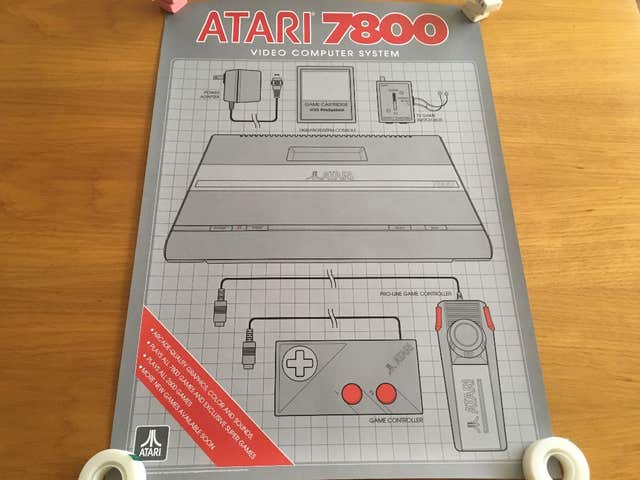 Milanuncios - Poster de Atari 7800 oficial Bitmapbook