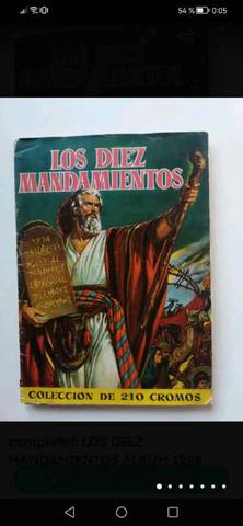 Milanuncios - LOS DIEZ MANDAMIENTOS ALBUM 1959