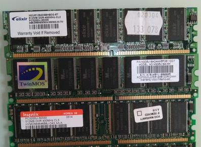 Memoria ram ddr 400 2gb de segunda mano | Milanuncios