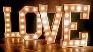 Milanuncios - Letras gigantes iluminadas bodas fiestas