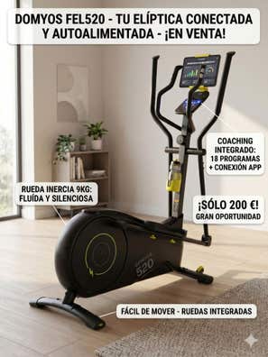 Bicicleta eliptica domyos fc 100 | Milanuncios